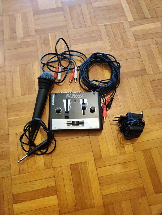 DJ rave expelec stereo dj mixer cable micro Philips SBCMD110 (Gebraucht ...