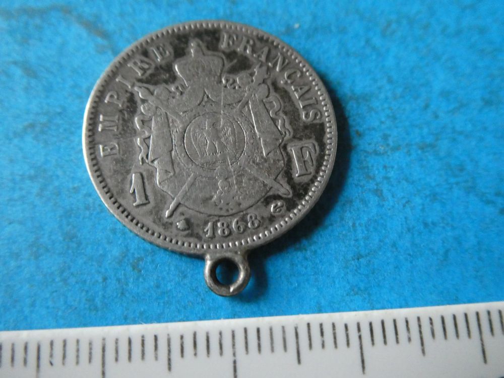 Frankreich 1868, 1 Franc - Silber mit Oese | Kaufen auf Ricardo