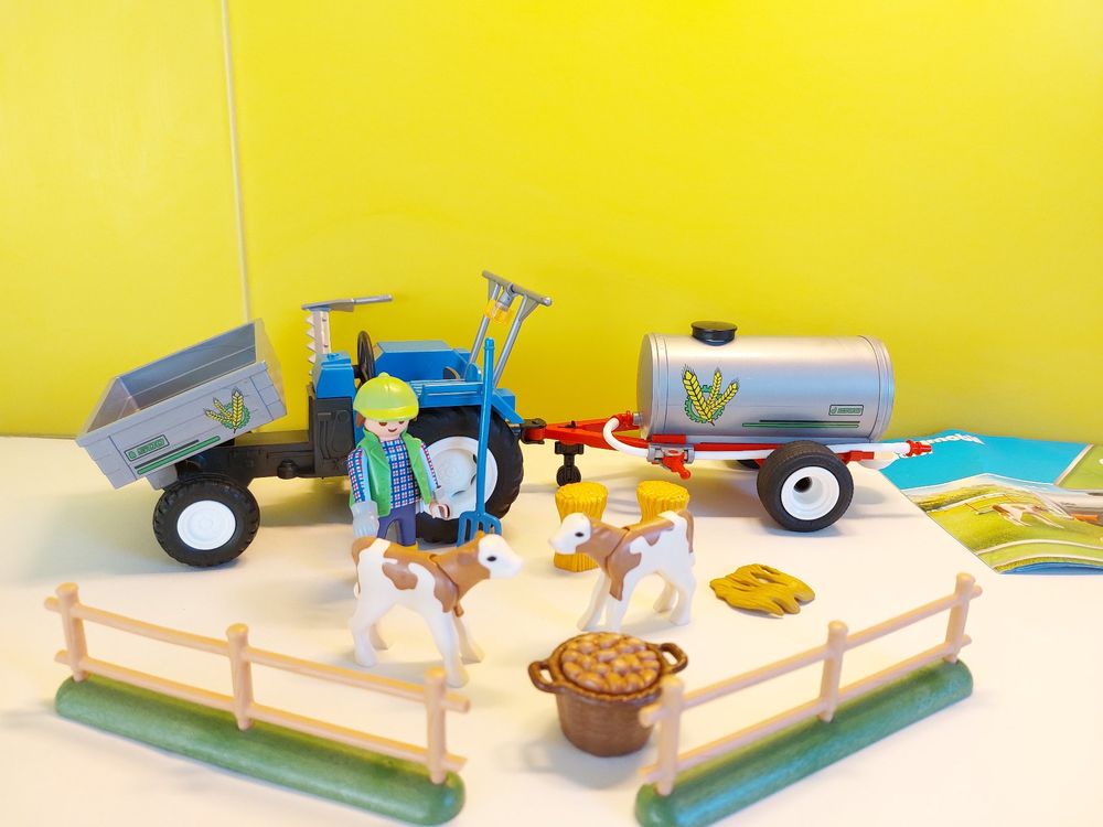 PLAYMOBIL Country Ladetraktor mit Wassertank 70367 -komplett | Kaufen ...