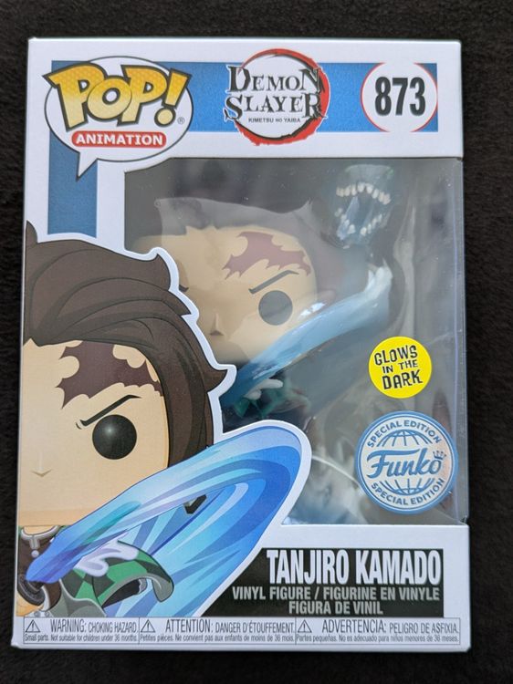 Funko Pop! Demon Slayer - Tanjiro Kamado #873 Waterdragon (Neu und ...