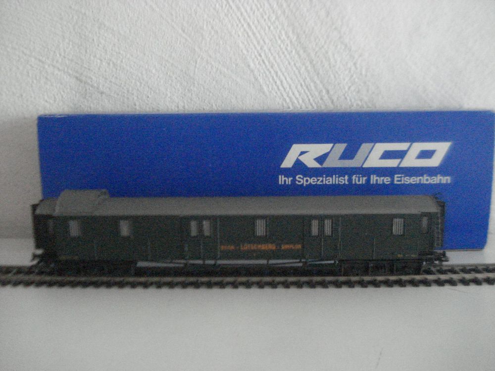 Ruco H0: Gepäckwagen F4ü BLS, Schattenschrift, 15067, OVP | Kaufen auf ...