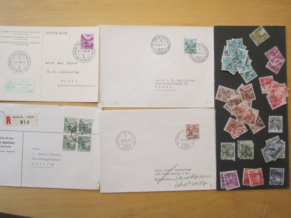 LOT LANDSCHAFTSBILDER neu & alt / auf Brief & abgelöst | Kaufen auf Ricardo