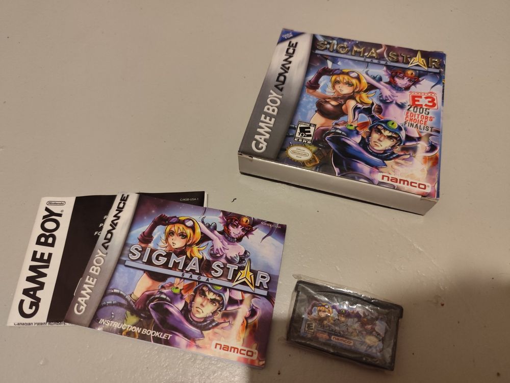 Nintendo Gameboy Advance GBA Sigma Star Saga RPG komplett (Neu (gemäss ...