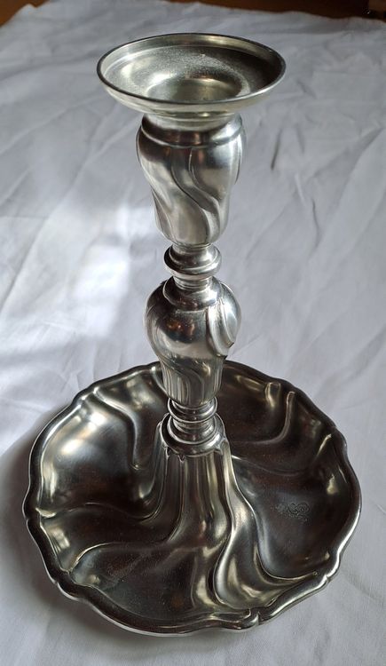 barocker Kerzenständer, Zinn | Kaufen auf Ricardo