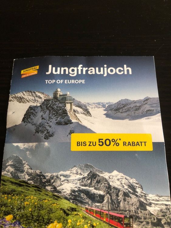 Jungfraujoch Gutschein | Kaufen auf Ricardo