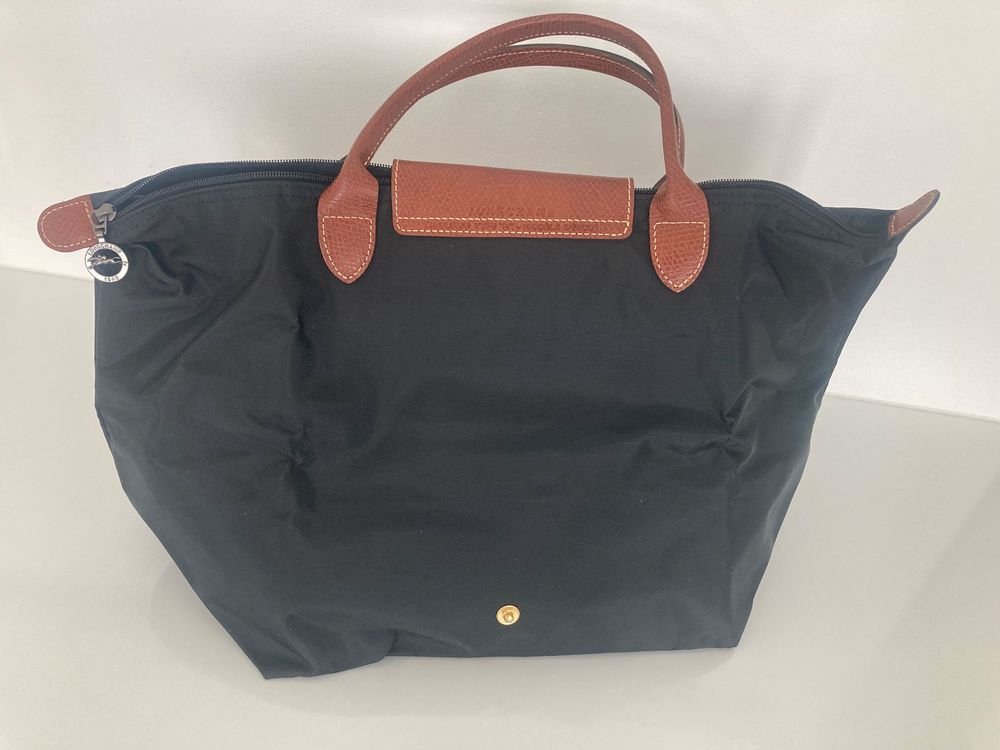 Original Longchamp Shopper M le Pliage schwarz | Kaufen auf Ricardo
