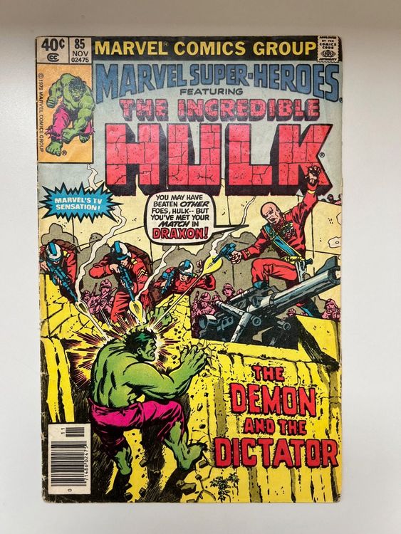 MARVEL COMICS: The Incredible Hulk #85 (1979) (Gebraucht) in Bösingen ...
