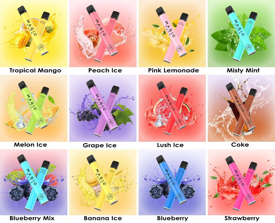 MAGIC PUFF 700 Einweg Vape 12 verschiedene Sorten | Kaufen auf Ricardo