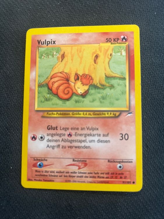 Pokemon card old EX Team Magma vs Team Aqua 2000, Vulpix | Kaufen auf ...