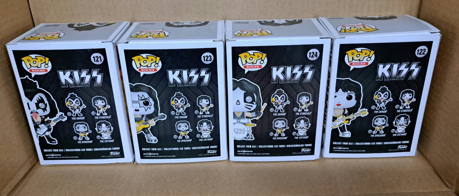KISS Funko Pop! Rocks - Komplettes Set - Selten!🔥🎸🤘 (Neu und ...