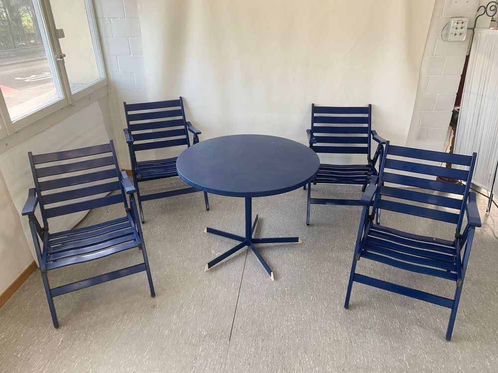 Mewal Alu Line Gartenmöbel Set 5 teilig L 3382 (Gebraucht) in Niederönz ...