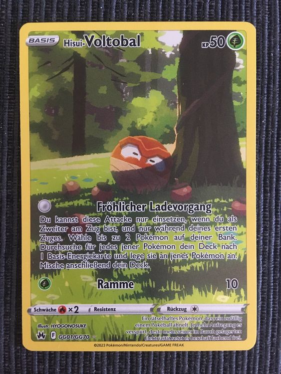 Pokemon Voltobal GG 01 Zenit der Könige DE (Neu (gemäss Beschreibung ...