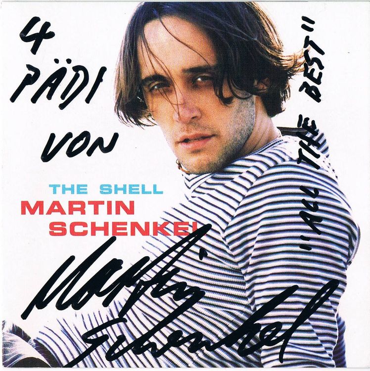 Martin Schenkel 1968-2003 Autogramm signiert CD booklet (Gebraucht) in ...