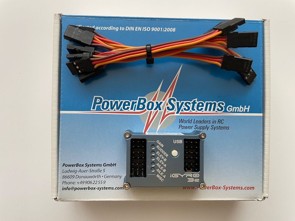 PowerBox iGyro 3e, 3-Achs Kreiselsystem (Gebraucht) in Mörschwil für CHF 54 – mit Lieferung auf ...
