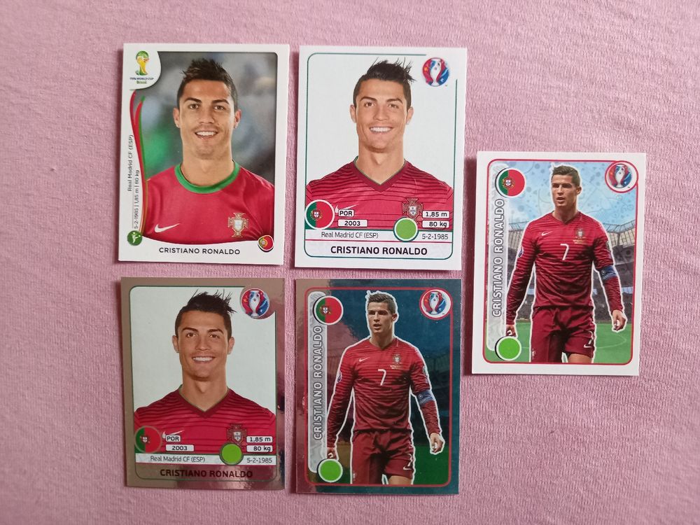 Cristiano Ronaldo Portugal 5 sticker lot | Kaufen auf Ricardo