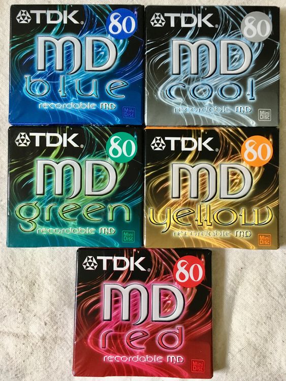 5 TDK Minidisc MD 80 NEU und OVP (Neu und originalverpackt) in Forch für CHF 37 – mit Lieferung ...