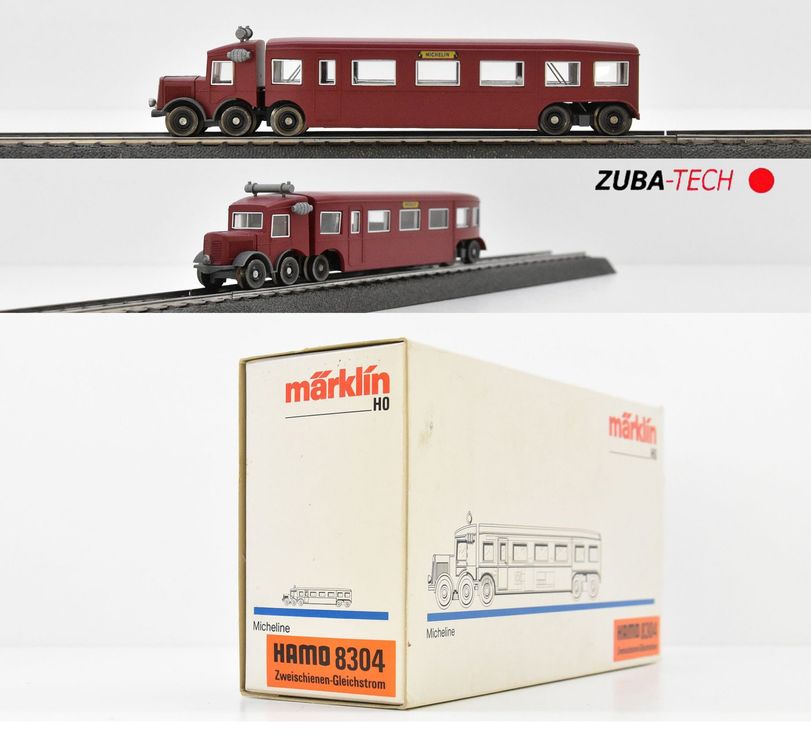 Märklin Hamo 8304 Schienenbus Micheline H0 GS Analog mit OVP (Gebraucht) in St. Gallen für CHF ...