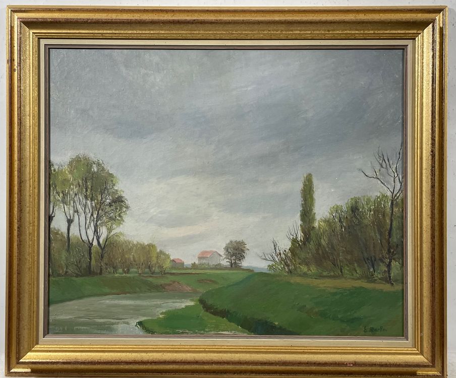 Eugene Louis Martin (1880-1954) grosses Gemälde - Landschaft (D ...