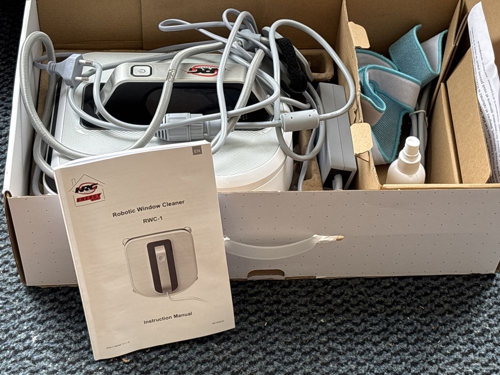 NRG Energy Home RWC-1 Fensterputzroboter - Neuwertig in OVP! (Gebraucht ...