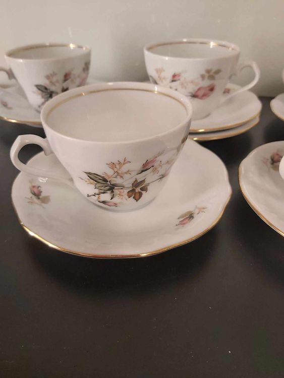 Vintage KAHLA Porzellan Kaffee- und Teetassen | Kaufen auf Ricardo