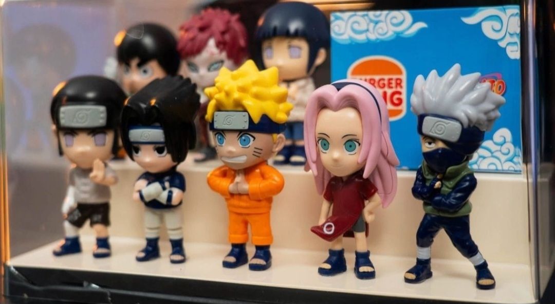 Naruto Burger King 2025 – komplette Sammlung (8 Figuren) OVP (Neu und ...