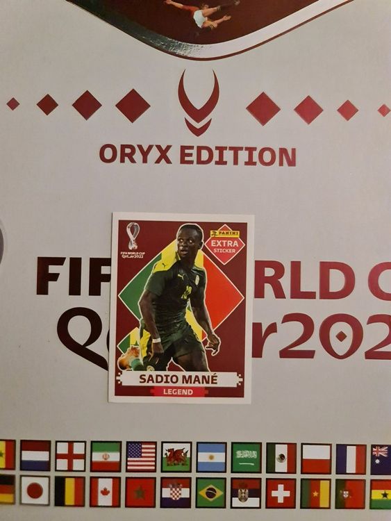 Panini Extra Sticker Qatar 2022 Sadio Mane BASE (Neu (gemäss Beschreibung)) in Wädenswil für CHF ...