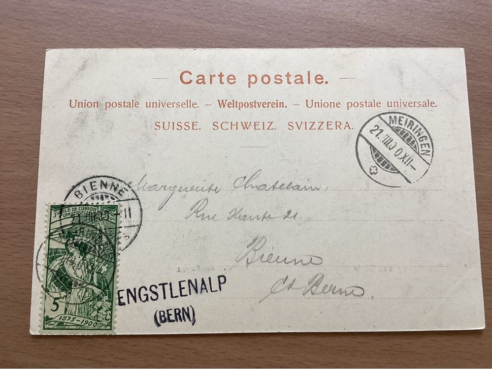 AK Besteigung des Titlis, Partie an der Rotegg (Gebraucht) in Wassen UR ...