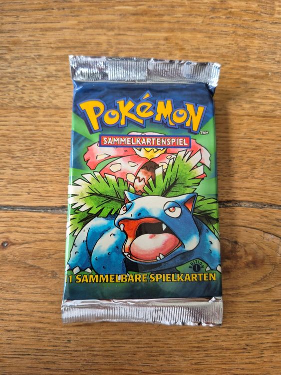 Pokemon base 1.edition heavy Booster Bisaflor Art Deutsch | Kaufen auf ...