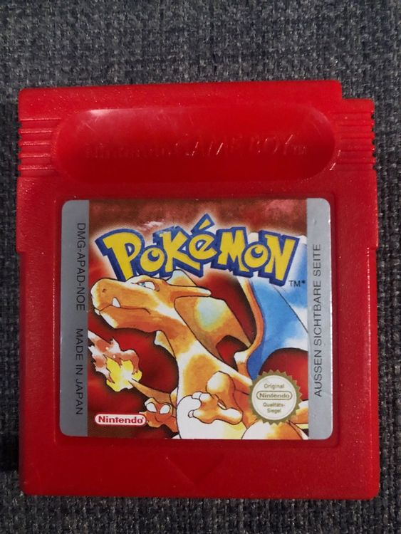 Game Boy - Jeu Pokémon Rouge / Spiel Pokémon Rot (Gebraucht) in Renens ...