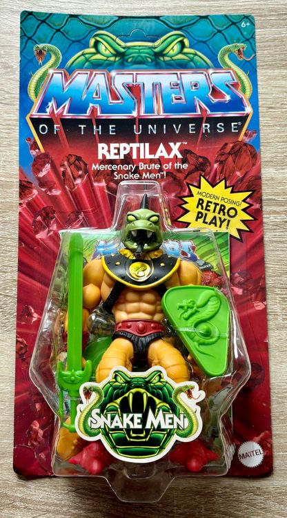 Reptilax Masters of the Universe Origins Motu RETRO PLAY (Neu und ...