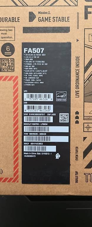 ASUS TUF A15 RTX 4060 Garantie bis 03/2026 799 CHF (Gebraucht) in ...
