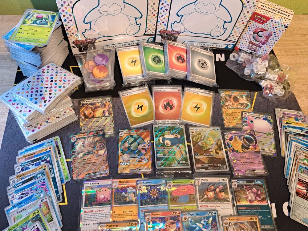 RIESIGE POKEMON 151 KARTEN SAMMLUNG EX/HOLO/FULLART XXL LOT (Gebraucht ...