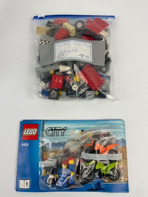 Lego City 4433 Crossbike Transporter Komplett (Gebraucht) in für CHF 11 ...