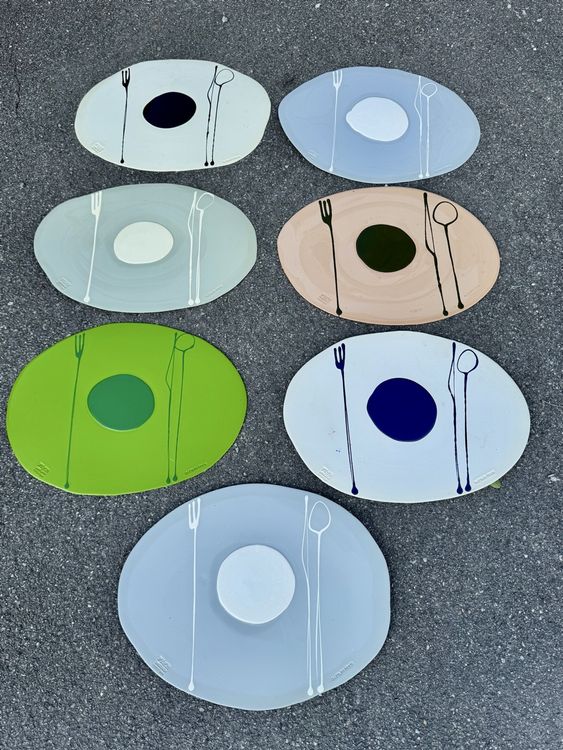 7 Tischsets GAETANO PESCE Fish Design Serie 2011 (Gebraucht) in ...