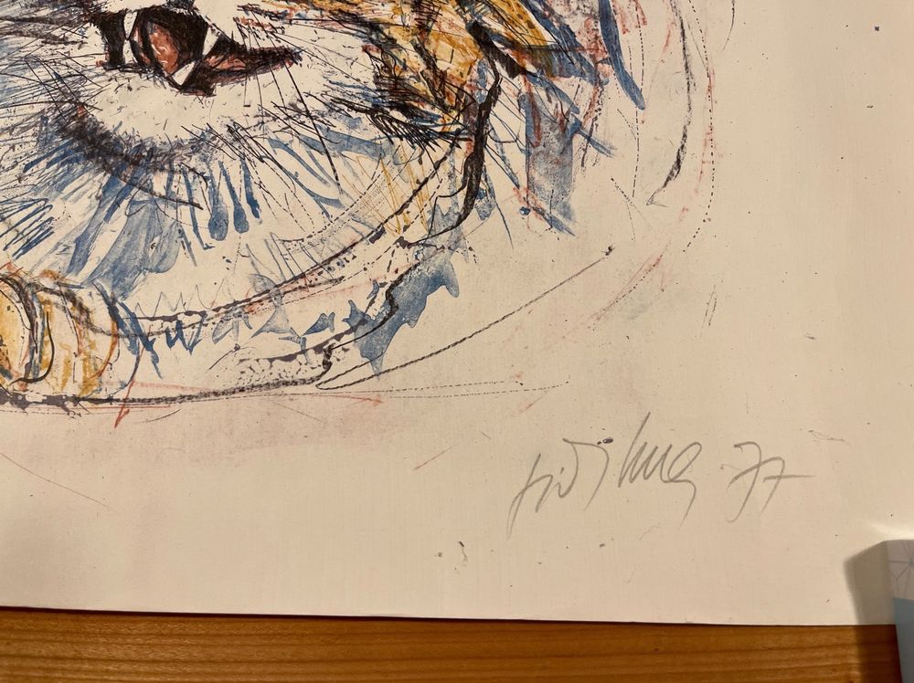 Original Bild Hug nummeriert und signiert (Gebraucht) in Weissbad für CHF 43 – mit Lieferung auf ...