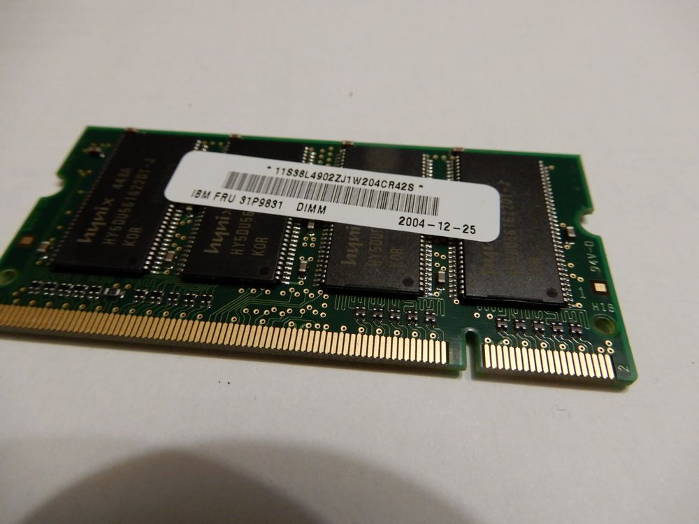 256 DDR 333MHz CL2.Ram zu IBM ThinkPad Laptop PC2700S-25330 (Gebraucht ...