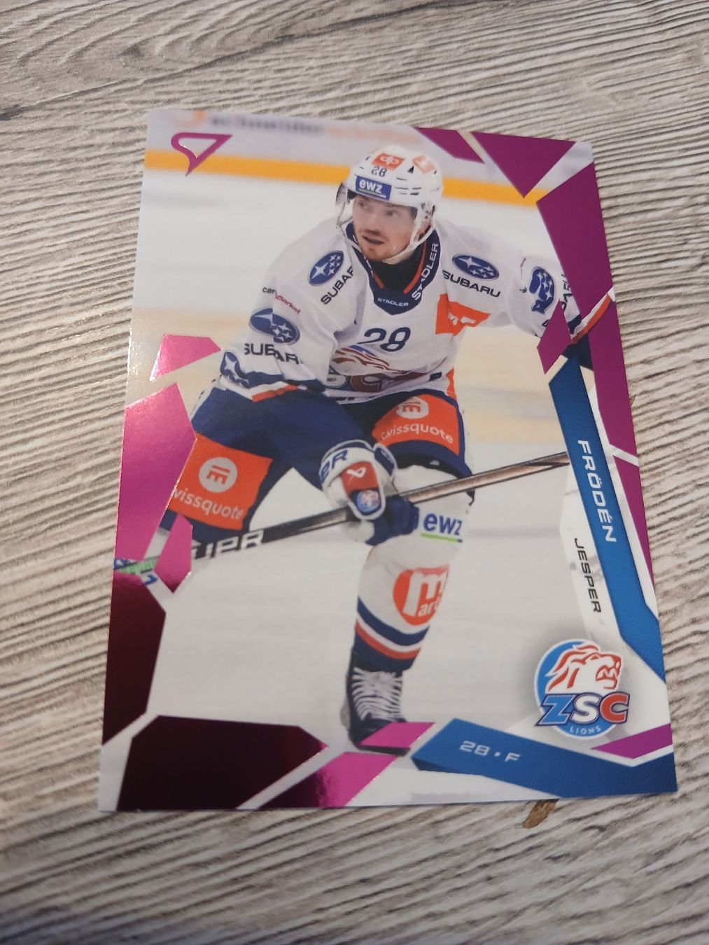 ZSC Lions - Jesper Froden - Seltene Trading Card! Top! (Neu (gemäss ...