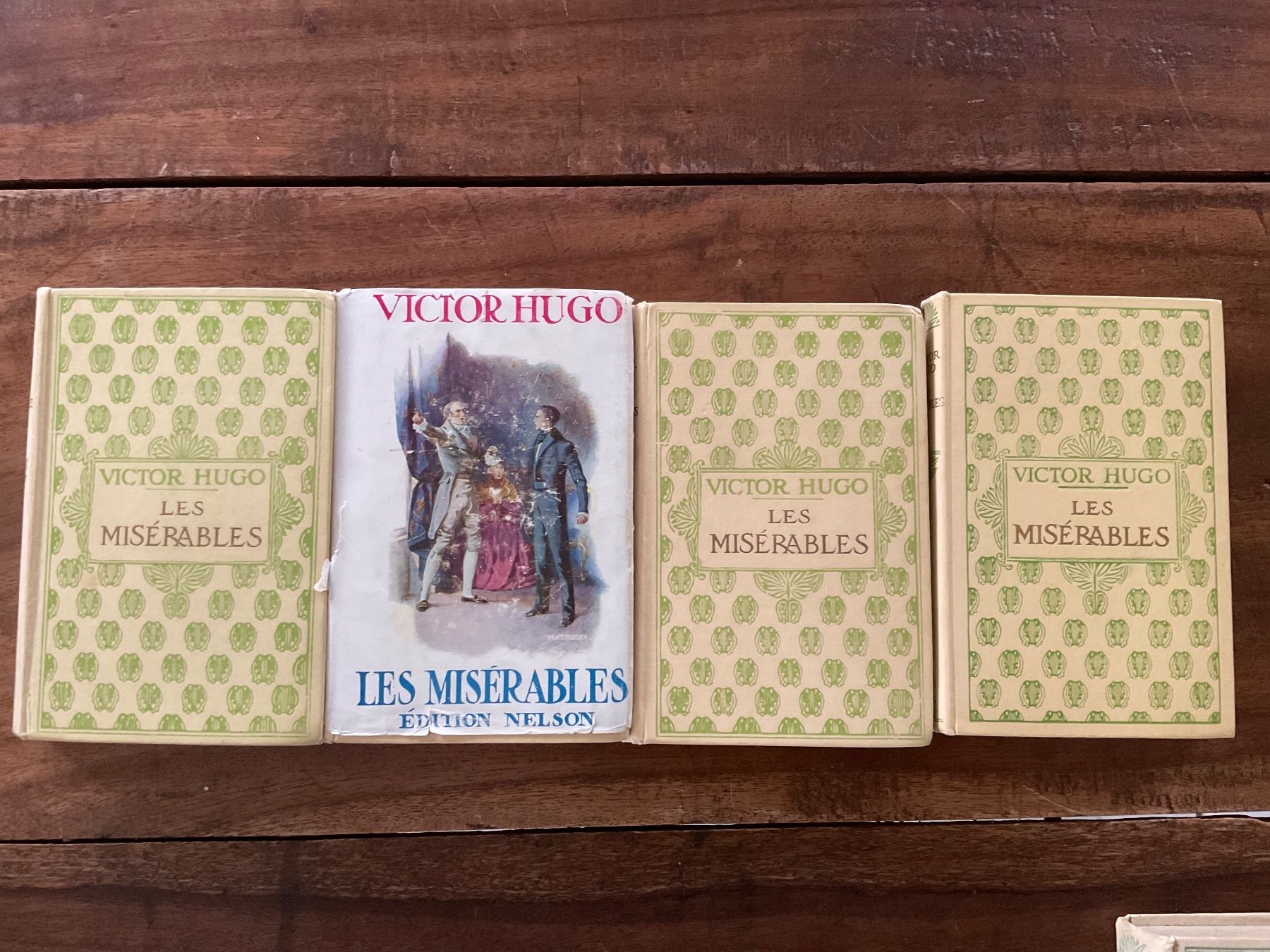 Les Misérables, Victor Hugo, édition Nelson, 4 tomes (Gebraucht) in ...
