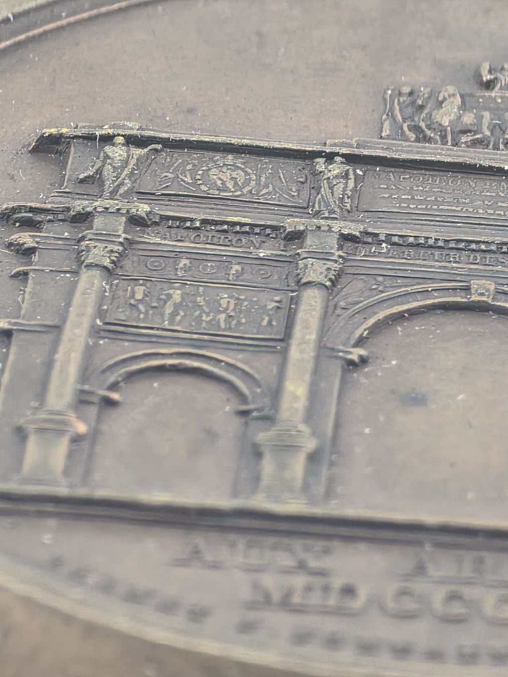 Historische Medaille – Napoléon Bonaparte / Arc de Triomphe (Gebraucht ...