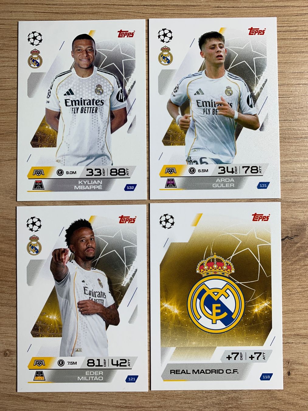 Soccer Real Madrid Match Attax 25/26 Lot 8 Cards 🔥 (Gebraucht) in ...