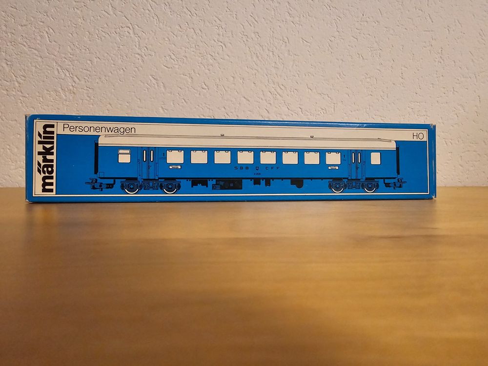 Märklin 4066 Personenwagen 1. Klasse SBB CFF FFS grün (Gebraucht) in Berikon für CHF 11 – mit ...