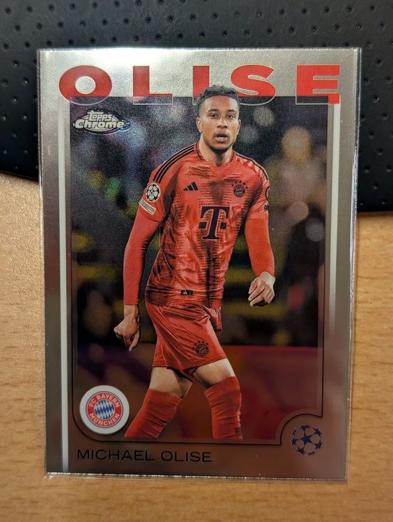 Michael Olise Fc Bayern München Topps Chrome 🔥 (Neu (gemäss ...