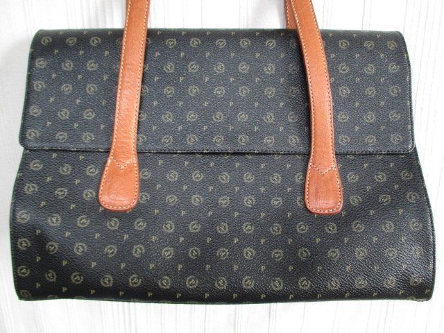 POLLINI - Heritage Logo Canvas mit Leder Tasche | Kaufen auf Ricardo