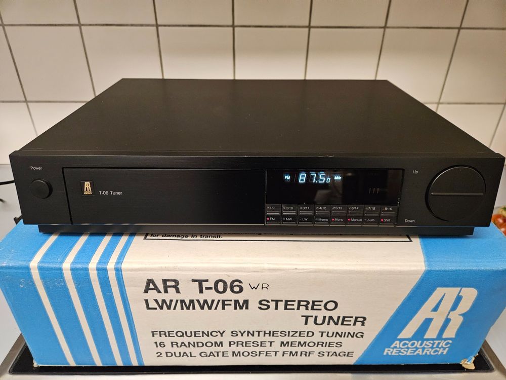 AR T‑06 FM‑Stereo‑Tuner – Sehr guter Zustand inkl. OVP (Gebraucht) in ...