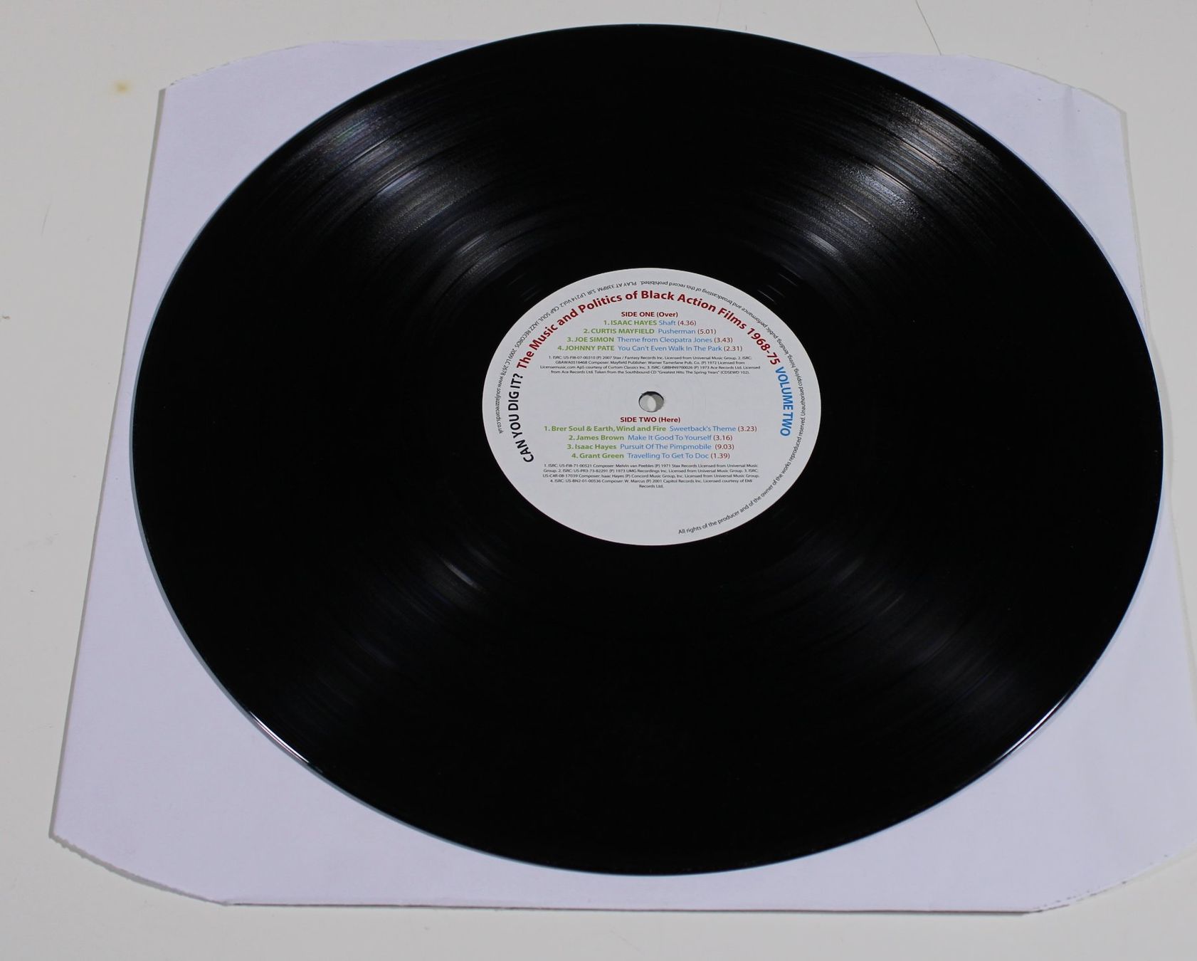 2LP CAN YOU DIG IT? 1968-75 Blaxploitation Film Soundtrack (Neu (gemäss ...