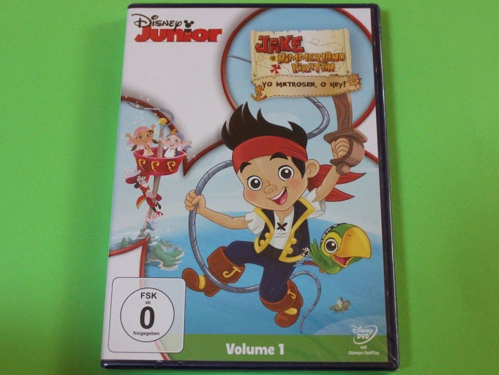 JAKE UND DIE NIMMERLANDPIRATEN VOL.1 (Walt Disney) DVD OVP (Neu und ...