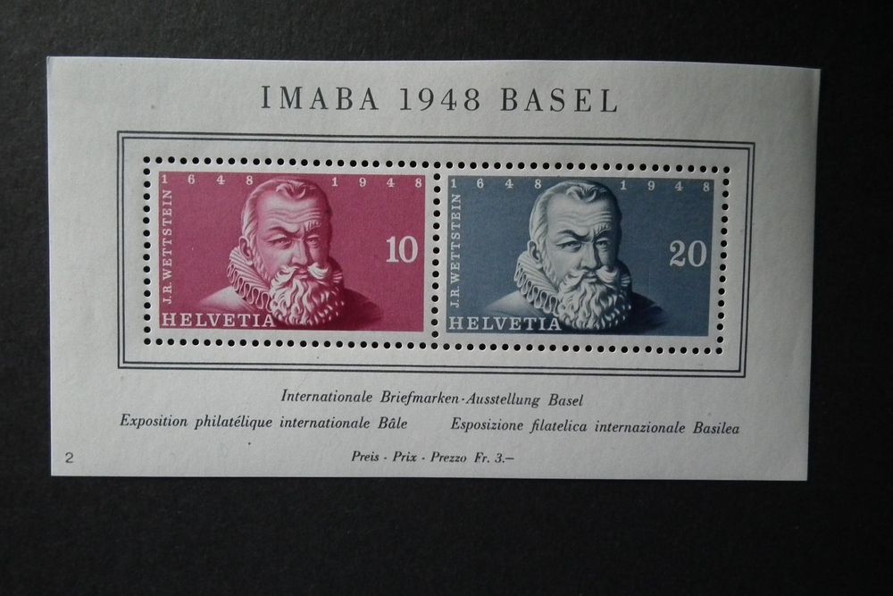 1948 IMABA Block Basel ** ungest. | Kaufen auf Ricardo