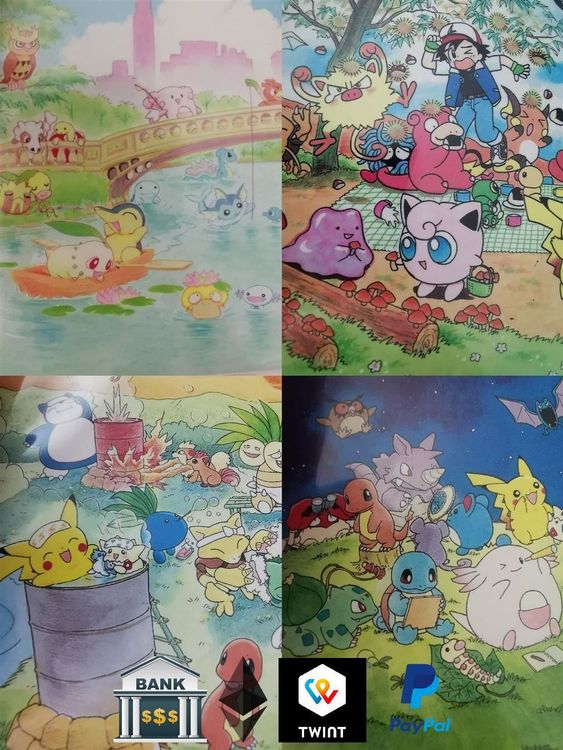 18x jap. Pokémon Postkarten 1998-2000 selten (Neu und originalverpackt ...