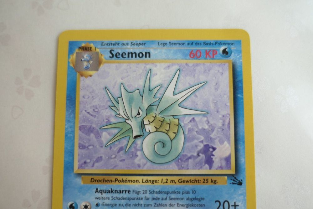 Seemon Pokemon Karte First Gen - ab 1.- (Gebraucht) in Ettiswil für CHF ...