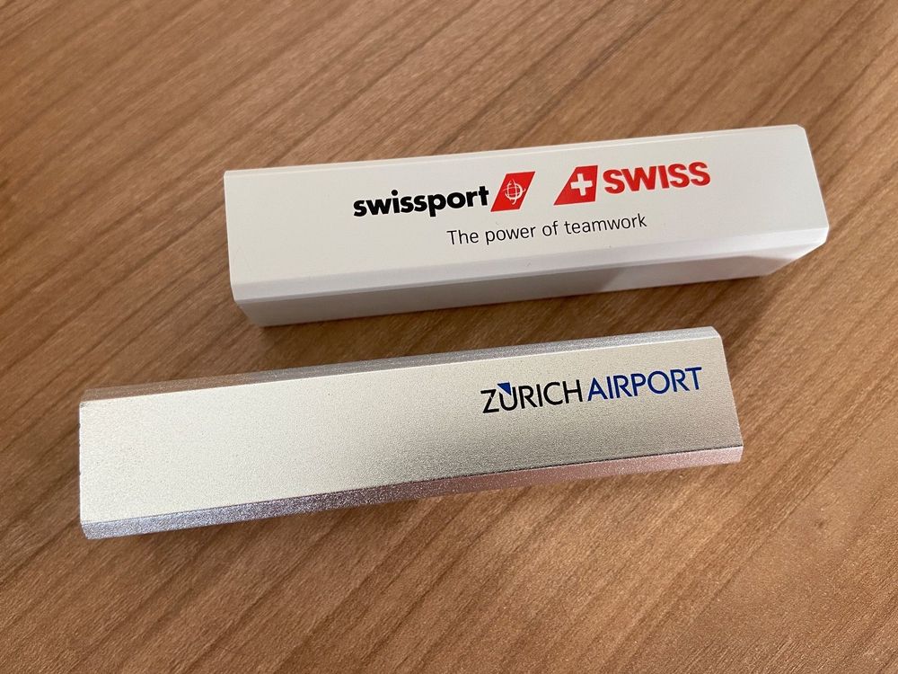 Powerbank Flughafen Zürich / Swissport / Swiss Airlines | Kaufen auf Ricardo